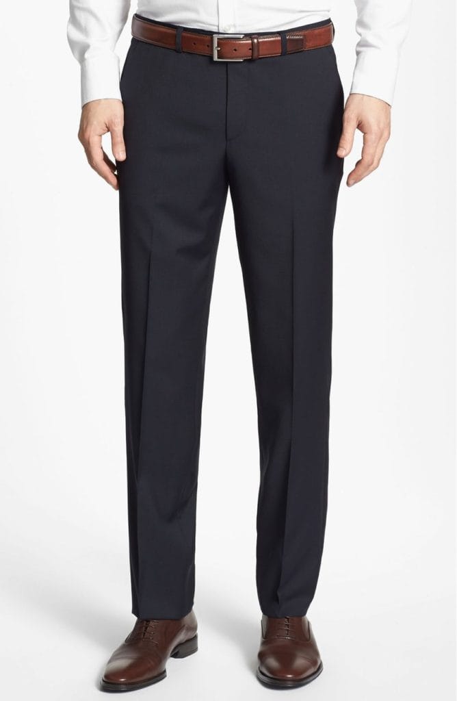 Men's High Twist Wool Work Pants | Baron Boutique