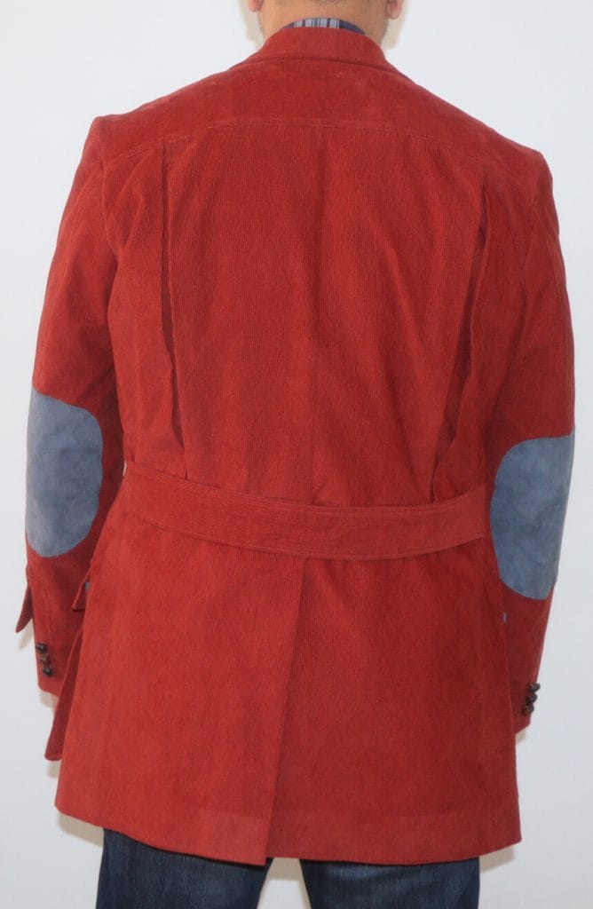 4th Doctor rust/oxblood corduroy jacket for Tom Baker cosplay