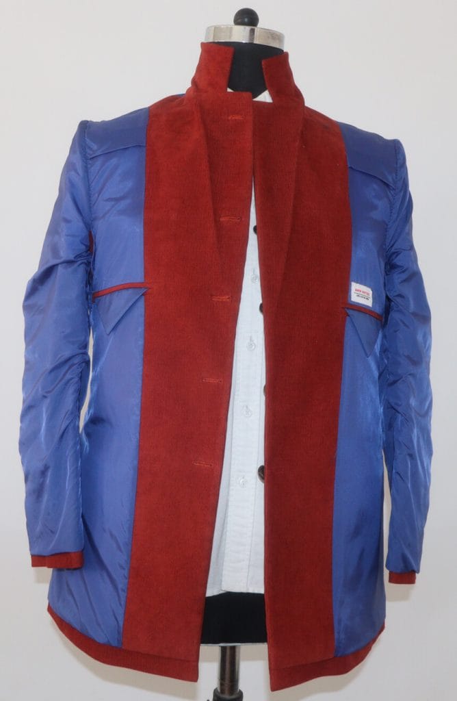 4th Doctor rust/oxblood corduroy jacket for Tom Baker cosplay